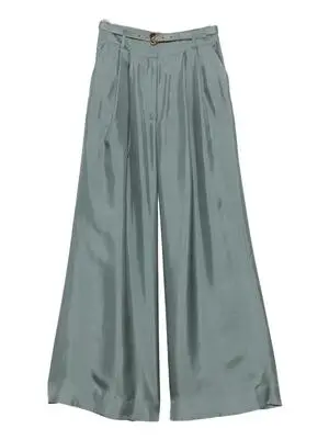Zimmermann Silk Wide-leg Trousers - Grey