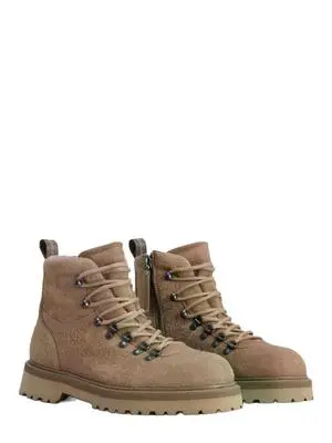 Woolrich Suede Hiking Boots - Neutrals