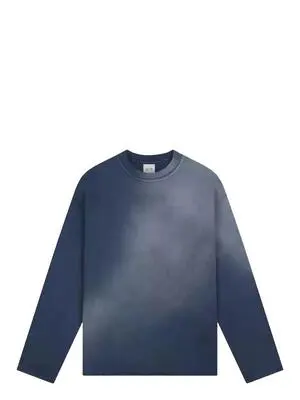 ARTE ANTWERP Stencil Sunfade Long-sleeve T-shirt - Blue
