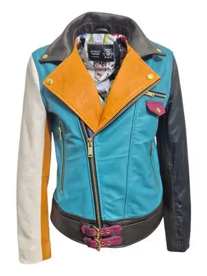 ZASTASTUDIO Artifact Theory Biker Leather Jacket - Black