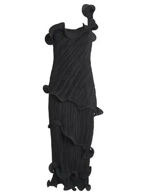 Cult Gaia Pleated Payton Gown - Black