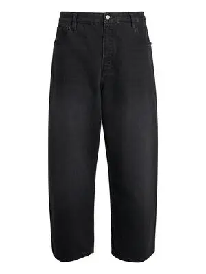 Studio Nicholson Barrel Leg Jeans - Black
