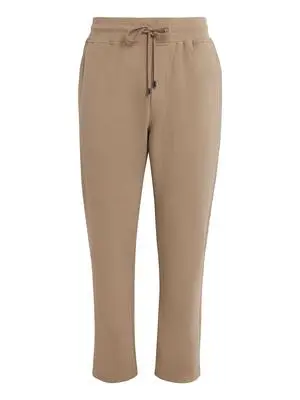 Pal Zileri Cotton-blend Drawstring Sweatpants - Brown