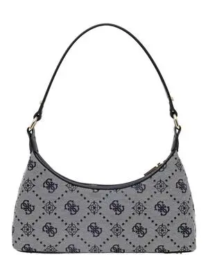 Guess Monogram Zip Tote Bag - Grey
