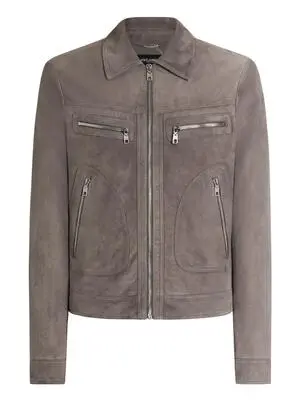 Dolce & Gabbana Giubbotto Coats And Jackets Gray - Grey