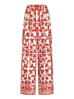 Dolce & Gabbana Majolica-print Poplin Bermuda Shorts - Multicolor