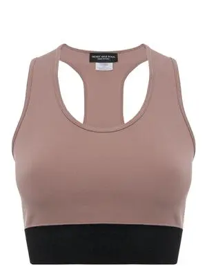 HEART AND SOUL Seamless Activewear Top - Black