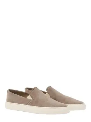 COMMON PROJECTS Suede Slip-on Shoes - Grey