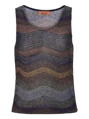 Missoni Wave Lame Top - Multicoloured