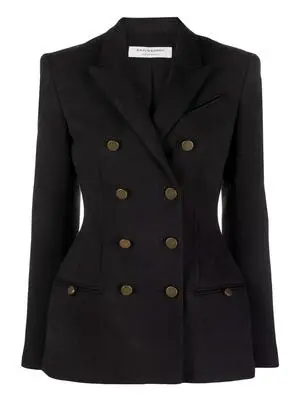 Philosophy Di Lorenzo Serafini Double-breasted Fitted-waistline Blazer - Grey