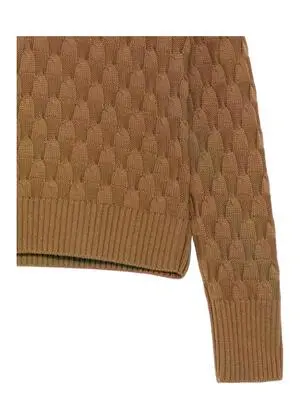 WALES BONNER Acoustic Jumper - Brown