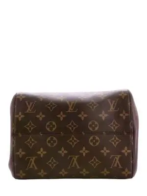 LOUIS VUITTON Fold Monogram Canvas And Leather Mm Tote Bag - Black