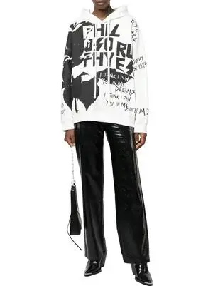 Philosophy Di Lorenzo Serafini All-over Graphic Print Sweatshirt - Neutrals