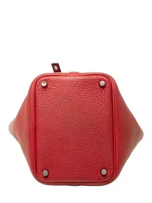 Hermès 2014 Clemence Picotin Lock 18 Handbag - Red