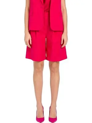 TWINSET Twinset Linen Blend Tailored Shorts