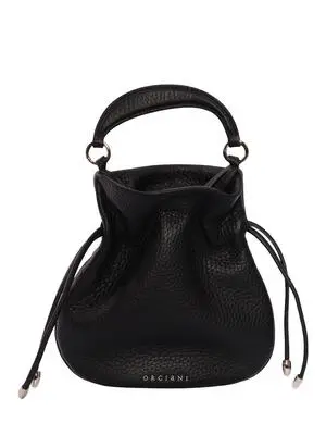 Orciani Calf Leather Handbag - Black
