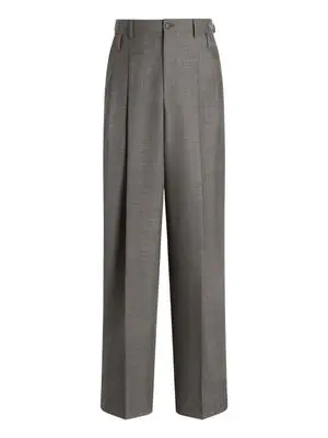 Dolce & Gabbana Virgin Wool Trousers - Multicolor