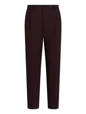 Dolce & Gabbana Tailored Virgin Wool Trousers - Multicolor