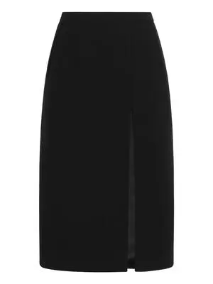 Dolce & Gabbana Double Wool Skirt Skirts - Black