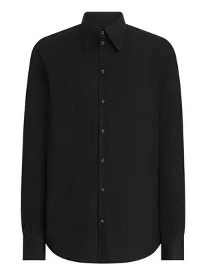 Dolce & Gabbana Gold Crêpe De Chine Shirt Shirts - Black
