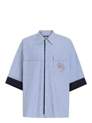 Dolce & Gabbana Striped Cotton Shirt Shirts - Multicolor