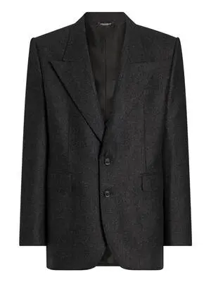 Dolce & Gabbana Sinatra Single-breasted Wool Flannel Jacket� Suits And Blazers - Grey