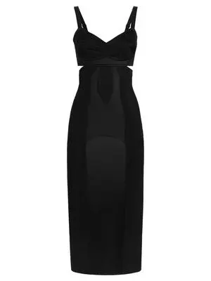 Dolce & Gabbana Cady Dress Dresses - Black