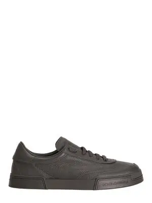 Dolce & Gabbana Calfskin Portofino Yacht Lace-up Sneakers - Multicolor