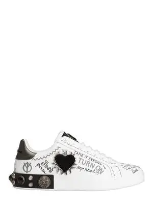 Dolce & Gabbana Portofino Calfskin Sneakers Sneakers - Multicolor