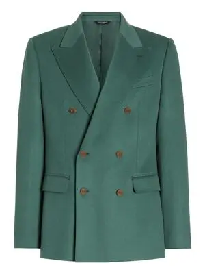 Dolce & Gabbana Double-breasted Cashmere Jacket - Green