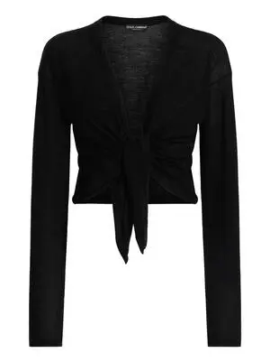 Dolce & Gabbana Cashmere Cardigan Sweaters And Cardigans - Black
