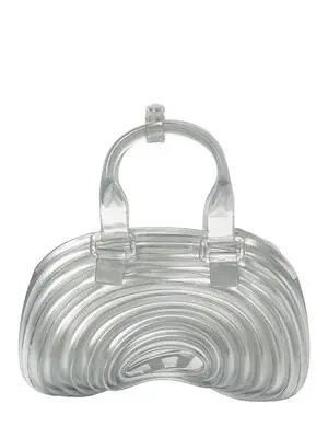MELISSA X DIESEL Tone Pvc Quantum Dome Mini Handbag - Silver