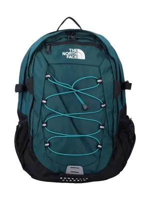 The North Face Borealis Classic Backpack With Laptop Pocket And Drawstring Detail - Green