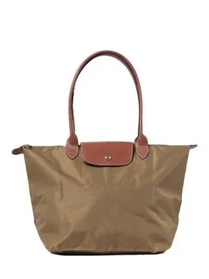Longchamp Le Pliage Original Large Shoulder Bag In Recycled Nylon - Olive