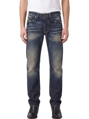 DIESEL® 1985 Larkee Regular Straight Fit Jeans In Stretch Denim - Blue