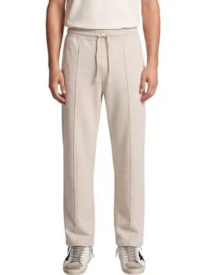 GOLDEN GOOSE Cotton Jogging Trousers With Drawstring Waist Grey