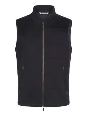 MAURIZIO BALDASSARI Cashmere Arena Gilet - Navy
