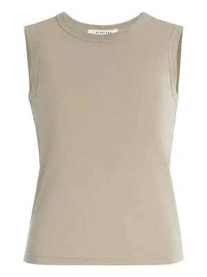 SLVRLAKE Cotton Crewneck Tank Top - Neutral