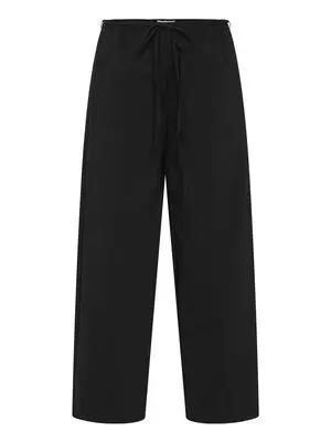 ST. AGNI Rouleau Crop Pants - Black