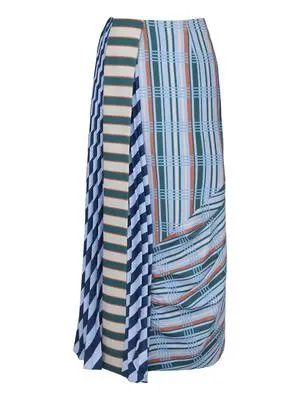 CHORUS Miranda Patchwork Midi Skirt