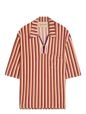 Valentino Garavani Striped Terry Shirt - Multicoloured 1