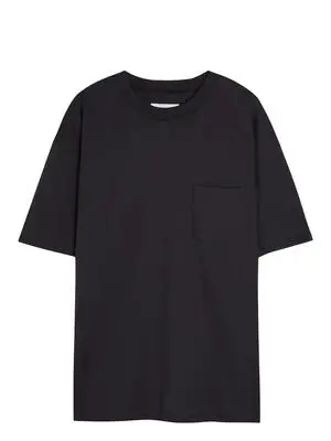 SSSTEIN Oversized Cotton T-shirt - Navy