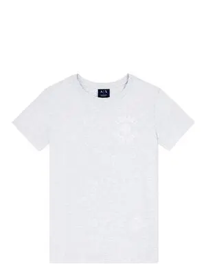 Armani Exchange Regular Fit T-shirt Cotton Jersey Grey