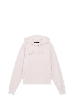 Armani Exchange Sweatshirt In Stretch Viscose Scuba - Beige