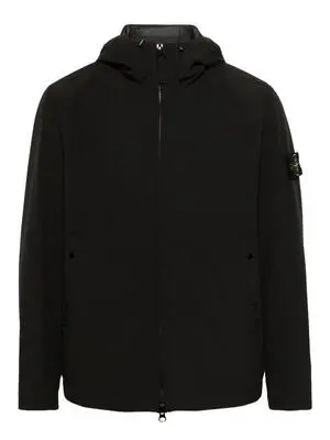 Stone Island Hooded Blouson Jacket - Black