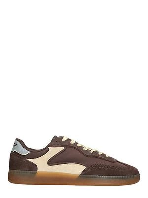 HOFF Park Suede And Shell Lace-up Low-top Trainers - Dk.brn Com