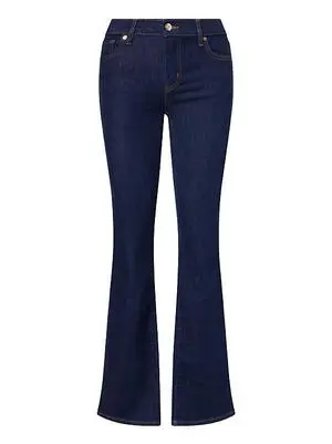 FRAME The Rodeo Flared Denim Jeans - Rinse