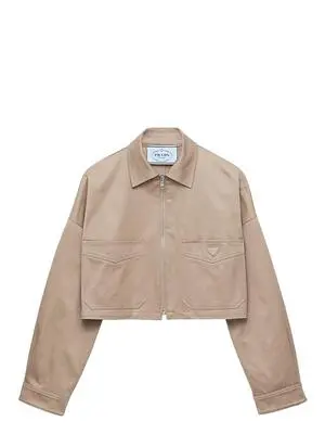 Prada Chino Cotton Blouson Jacket - Grey