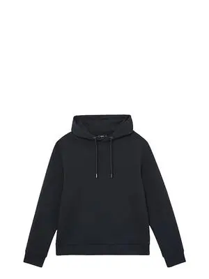 REISS Dane Relaxed-fit Jersey Hoodie - Navy