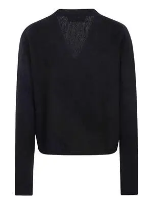 LISA YANG Button-fastening V-neck Cardigan - Blue